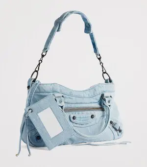 Balenciaga Denim Le City First Top-handle Bag