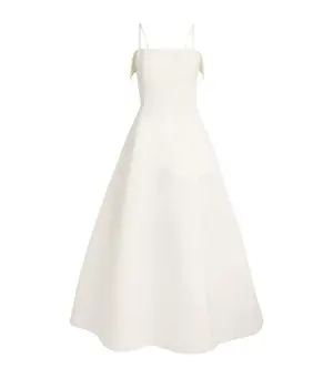 FFORME Cotton-silk Neneh Maxi Dress - Ivory