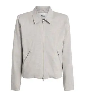 WON HUNDRED Dutton Boxy Zip-up Jacket - Beige