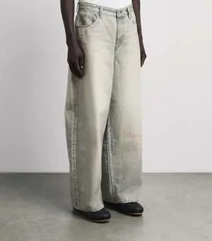 WON HUNDRED Lyon Printed Straight Leg Jeans