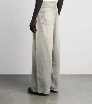 WON HUNDRED Lyon Printed Straight Leg Jeans