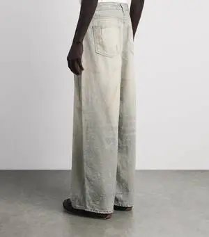 WON HUNDRED Lyon Printed Straight Leg Jeans