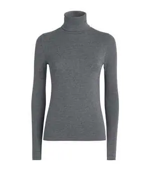 Polo Ralph Lauren Slim Fit Rollneck Sweater - Grey