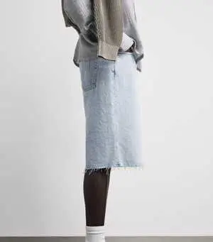 WON HUNDRED Kayce Distressed Denim Shorts