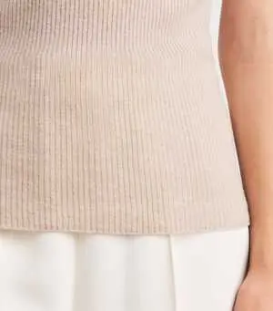 Fabiana Filippi Wool-silk-cashmere Ribbed Sweater