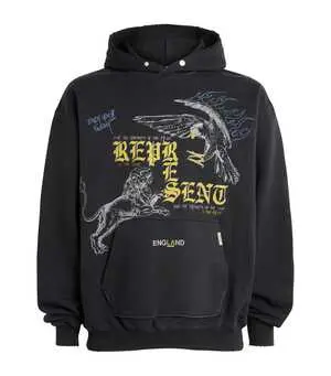 REPRESENT Cotton Enemy Graphic Hoodie - Black