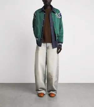 REPRESENT Wool-blend Logo Sweater - Brown