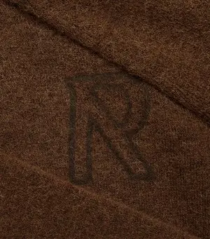 REPRESENT Wool-blend Logo Sweater - Brown