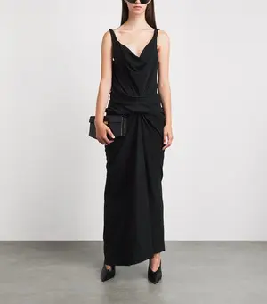 Rick Owens Gathered Maxi Dress