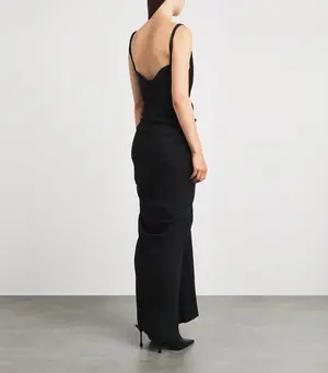 Rick Owens Gathered Maxi Dress