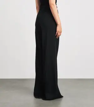 Rick Owens Wide-leg Drawstring Trousers - Black
