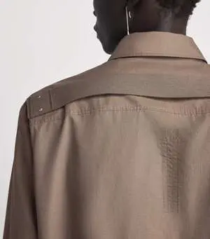 Rick Owens Cotton Fog Overshirt