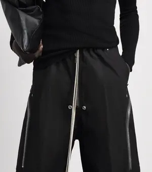 Rick Owens Stretch-cotton Heizer Belas Cargo Trousers