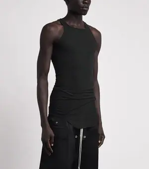 Rick Owens Ribbed Racerback Tank Top