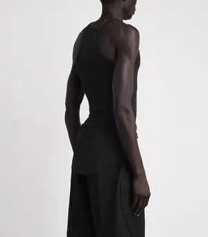 Rick Owens Ribbed Racerback Tank Top