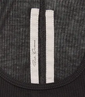 Rick Owens Ribbed Racerback Tank Top