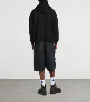 Balenciaga Cotton Paris Thunderstorm Hoodie