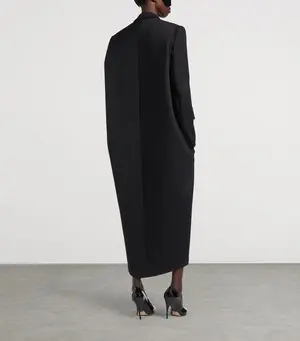 Balenciaga Wool Long Trench Coat