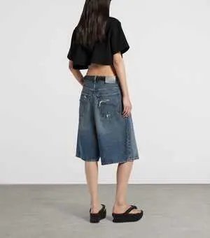 Balenciaga Cotton-blend Cropped T-shirt