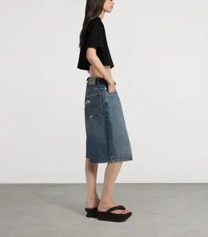 Balenciaga Cotton-blend Cropped T-shirt