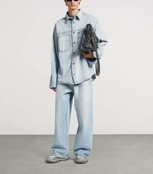 Balenciaga Oversized Denim Shirt