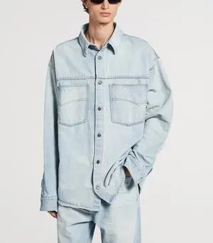 Balenciaga Oversized Denim Shirt