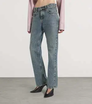 Balenciaga Straight-leg Mid-rise Jeans