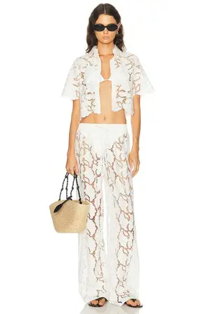 NICHOLAS Sandra Wide Leg Pant - Ivory