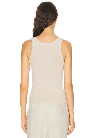 Enza Costa Rib Crop Tank Top