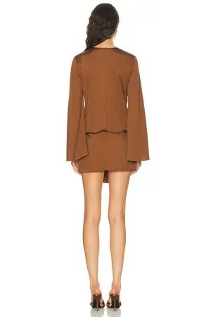 Alexis Syros Dress With Gold-tone Hardware