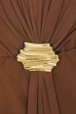 Alexis Syros Dress With Gold-tone Hardware