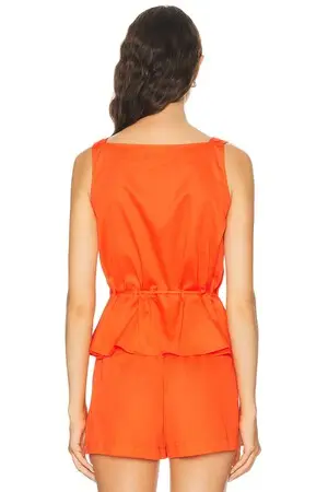 LESET Yoko Drawstring Tank Top