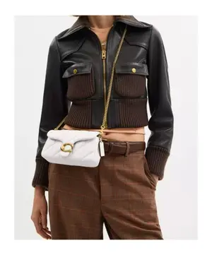 COACH Tabby Chain Crossbody Bag 19 With Quilting