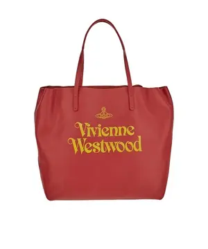 VIVIENNE WESTWOOD Studio Logo-print Tote Bag - Red