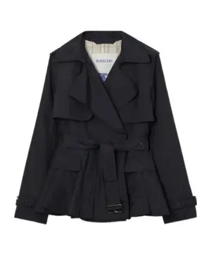 Burberry Nylon Pembury Trench Jacket - Navy