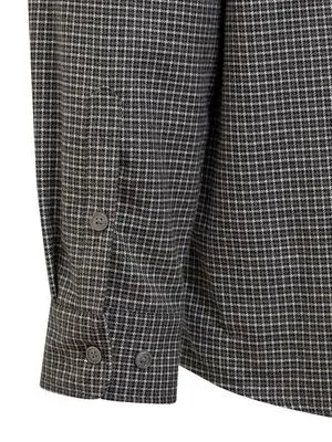 Kenzo Logo Detaile Plaid Shirt