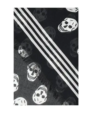 Alexander McQueen Biker Skull Scarf