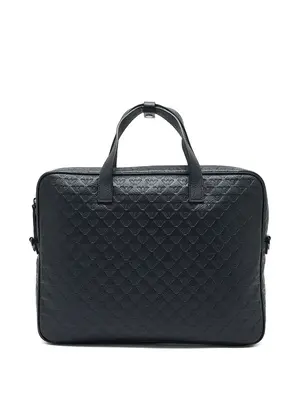 Emporio Armani Logo Debossed Briefcase