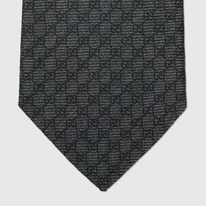 Gucci Gg Jacquard Tie