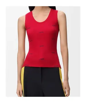 Loewe Tank Top In Stretch Cotton