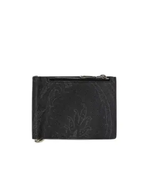 Etro Arnica Bifold Card Holder - Black