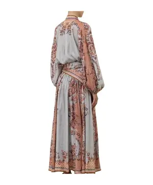 Zimmermann Aster Tie Neck Blouse