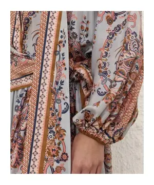 Zimmermann Aster Tie Neck Blouse