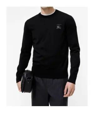 Burberry Ekd Intarsia-knit Crewneck Jumper