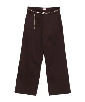 Liu Jo High Waist Flared Jeans With Embellished Belt
