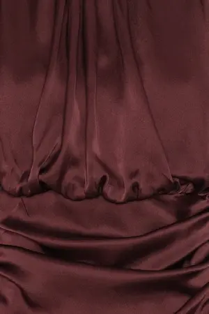 ROTATE BY BIRGER CHRISTENSEN Pleated Long-sleeved Blouse