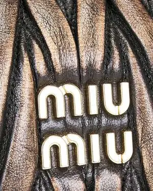Miu Miu Wander Hobo Bag - Caffe