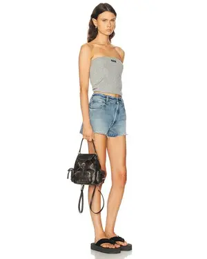 Miu Miu Lambskin Leather Backpack With Vintage Effect