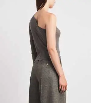 Rick Owens Asymmetrical Knit Top