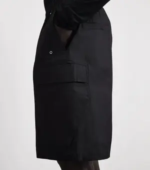 Rick Owens Stretch-cotton Cargobelas Shorts